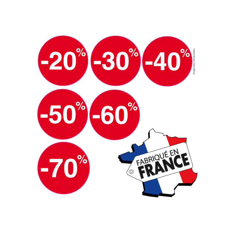 Etiquettes De Pourcentage Pour Les Soldes Et Autres Promotions